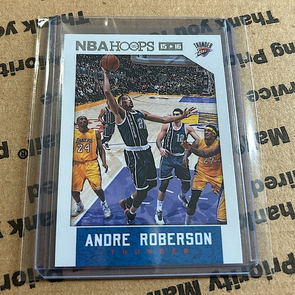 Panini | Other | Andre Roberson X Kobe Bryant 5 Hoops Card No 135 ...